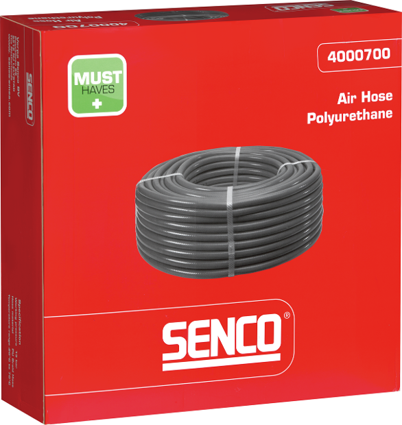 Air hose PU 10mm (i.d.) 15mm (o.d.) x 50m - senco.eu